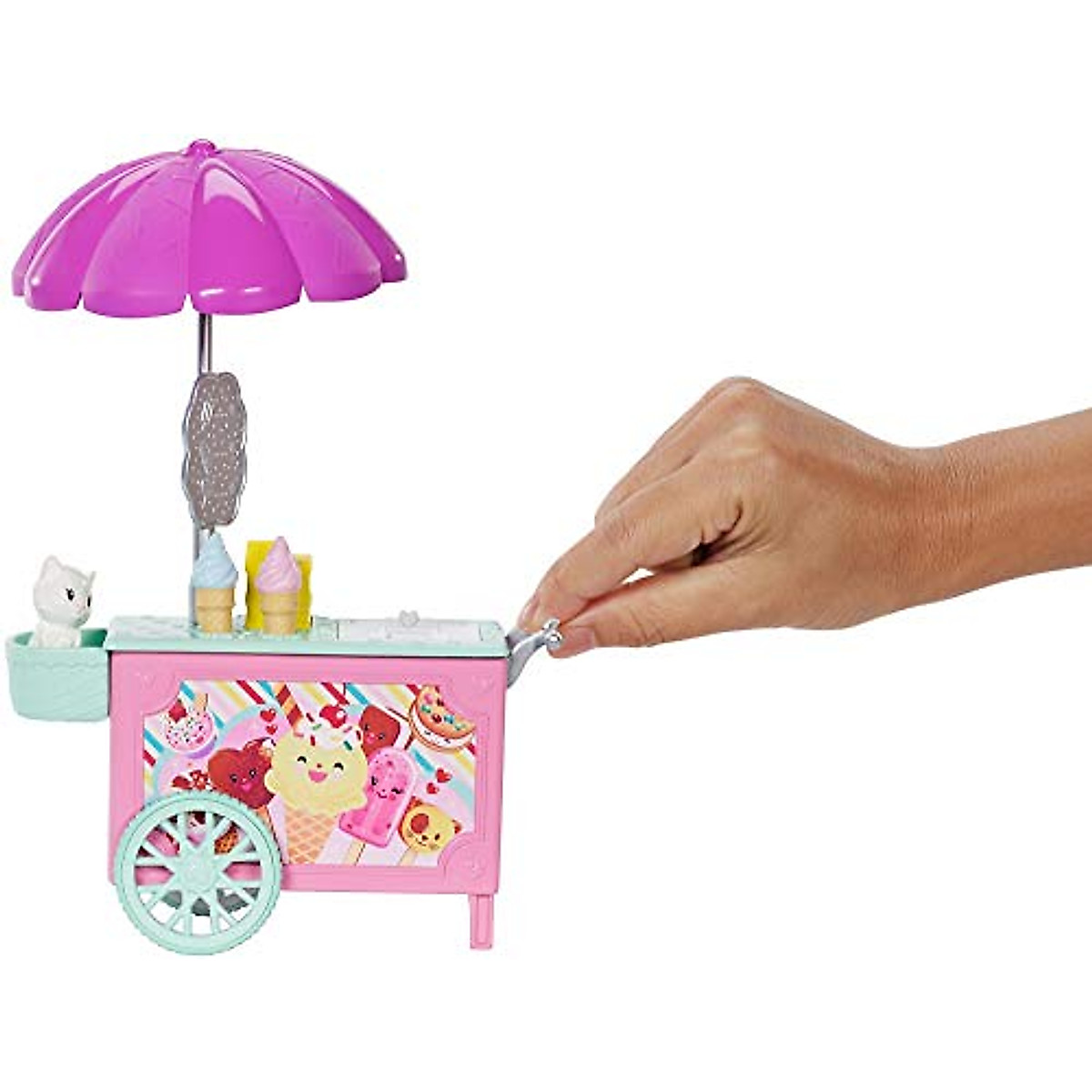 Barbie Club Chelsea Ice Cream Cart Doll & Playset