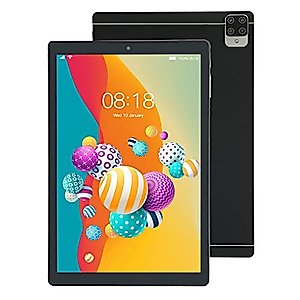 10.1 Inch 5G WiFi Tablet, 1960x1080 IPS 10 Core PC Tablet for 12, 6GB 128GB Memory HD Tablet Type C Charging for Reading, Photo, Video, Music