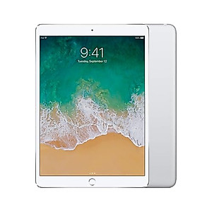 2017 Apple iPad Pro (10.5-inch, Wi-Fi + Cellular, 64GB) - Silver (Renewed)