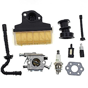 Carbhub Carburetor for Stihl 021 023 025 MS210 MS230 MS250 Chainsaw Carb with 1123 160 1650 Air Filter Ignition Coil Fuel Line Tune Up Kit Replace Walbro WT286