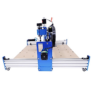 CNC Router Machine, 100 W Desktop CNC Machine Working Area 400 X 400 X 83mm Industrial-Grade Chip and 75W High-Power Spindle Motor Rotation Speed 6000rpm for Woodworking