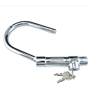 DULASP Bike Lock Heavy Lock Warehouse Waterproof Keyed High Security With3 Keys for Road Bikes, Motorcycle, Shop Doors U Lock