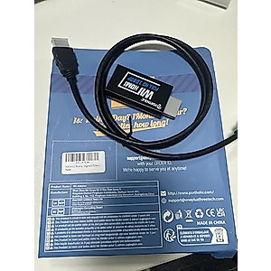 PORTHOLIC Wii to HDMI Converter 1080P for Full HD Device, Wii HDMI Adapter with 3.5mm Audio Jack&HDMI Output Compatible with Wii, Wii U, HDTV, Monitor-Supports Wii Display Modes 720P