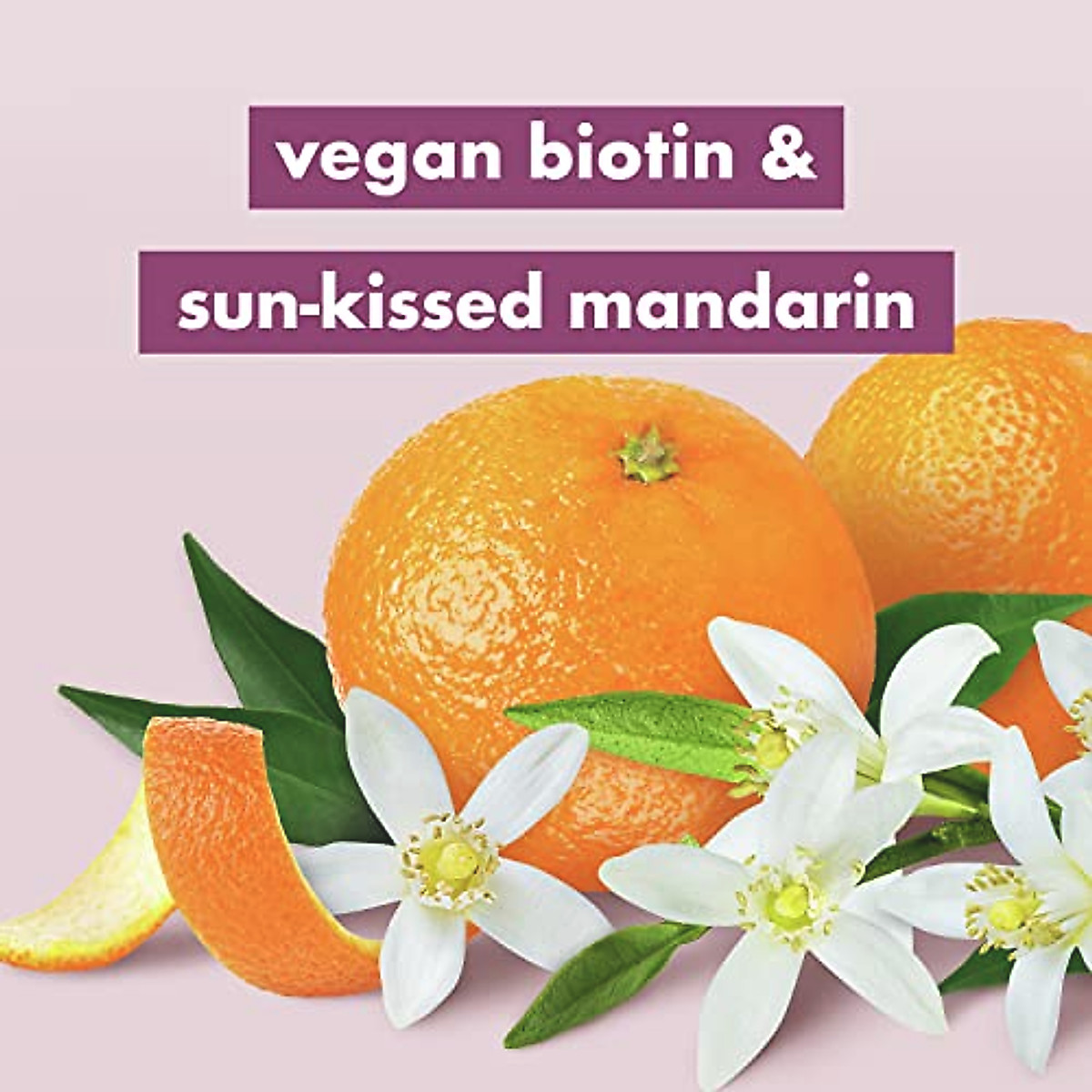 Love Beauty and Planet Sulfate-Free Shampoo Vegan Biotin & Sun-Kissed Mandarin Deep Cleanse, Hydrate, Strengthen, Volumize & Shine 5-in-1 Multi-Benefit Nourishing Shampoo 32 oz