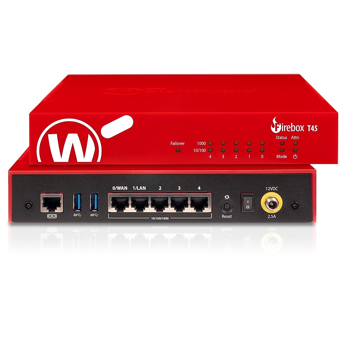 Trade Up to - WatchGuard Firebox T45 Network Security Appliance with 3 Year Total Security Suite License - Advanced Firewall, VPN, Intrusion Prevention (WGT45673)