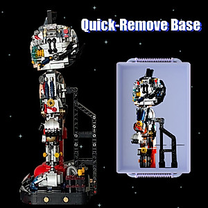 Mrkuriosity Mech Astro Boy Toy Building Kit,Collectible Mighty Atom Display Model,Half Mech Detail Hand-Made Mech Building Blocks,Gift for Adults and Kids,Compatible with Lego(1258 Pieces)