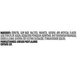 Dentyne Ice Peppermint Sugar Free Gum, 6 Bottles of 60 Pieces (360 Total Pieces)