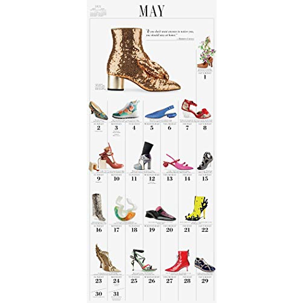 365 Days of Shoes Picture-A-Day Wall Calendar 2021