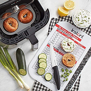 Instant Vortex Official Cutting Mat with Air Fryer Cook Times, 10x14-Inch