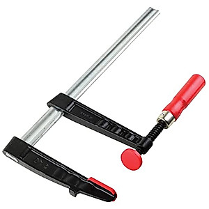 BESSEY TG7.016+2K Clamp, woodworking, F-style, 2K handle, replaceable pads, 7 In. x 16 In., 1320 lb