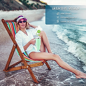 10pcs Flower Silicone Straw Covers Cap for Stanley Cup,Reusable Drinking Straw Covers Compatible for Stanley 30&40 Oz,Straw Toppers for Stanley Cups Accessories