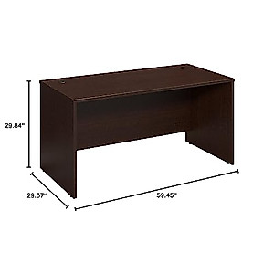 Bush Business Furniture Series C Elite 60W x 30D Desk Shell in Mocha Cherry (WC12931)