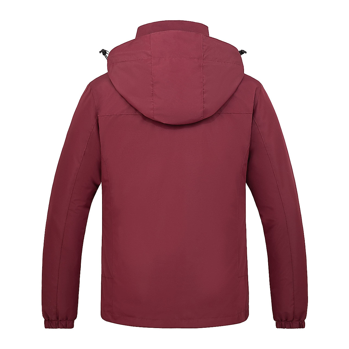 wantdo Women's Winter Snow Coat Mountain Skiing Jacket SoftShell Windbreaker Jacket Wine Red XL