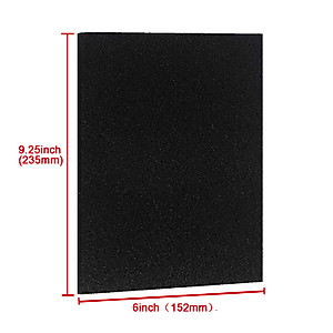 EZ SPARES Replacements for Holmes HAPF600 Filters B and Carbon Filters,True Hepa Filter Compatible Holmes HAPF600, HAPF600D-U2 Attachment(2 Sets)