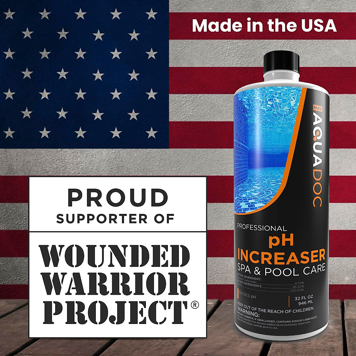 AquaDoc pH Increaser for Hot Tub - pH Up for Hot Tub Spa - pH Increaser Hot Tub Chemicals - Balance Your pH Up and Down Levels Effectively - Adjust pH Levels for Indoor & Outdoor Hot Tub Maintenance