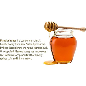 InstaCure Doggy Derma Balm Jumbo-Sized Skin Repair Stick w/Manuka Honey. Soothes & Heals Dog's Dry Cracked Noses, Paws, Bulldog Wrinkles 100% Natural (1-Pack)