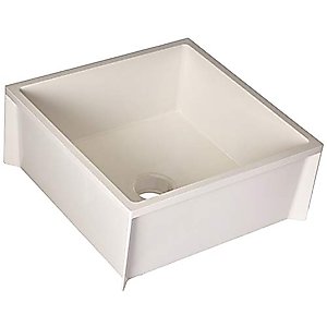 Mustee 63M Durastone Material Mop Sink, White