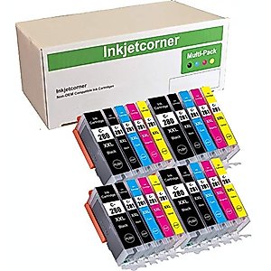 Inkjetcorner Compatible Ink Cartridges Replacement for PGI-280XXL CLI-281XXL PGI 280 XXL CLI 281 for use with TR8622A TR8620A TR8620 TR8622 TR7520 TS6320 TR8520 TS9520 TS702A (20-Pack)
