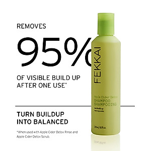 Fekkai Apple Cider Detox Shampoo - 2 oz - Deeply Cleanses & Removes Visible Build-Up - Free of Sulfates, Parabens, Phthalates - Vegan, Cruelty-Free