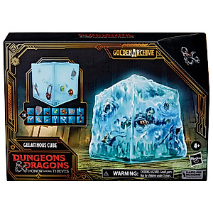 Dungeons & Dragons Hasbro Honor Among Thieves Golden Archive Gelatinous Cube Collectible Figure Compatible with 6-Inch Scale D&D Action Figures