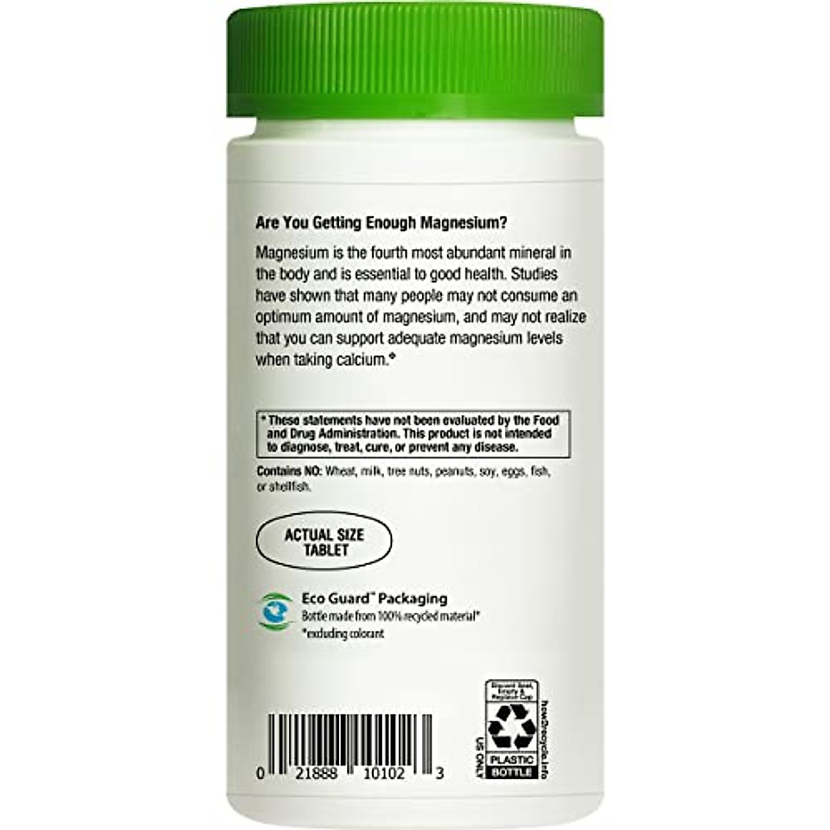 Rainbow Light Magnesium Calcium + Food Based Tablets 180 tablets