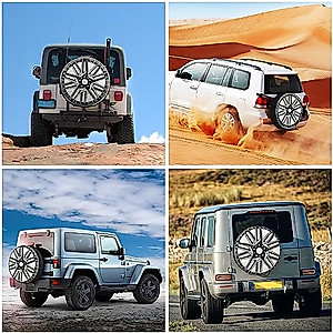 Custom Tire Cover Custom Spare Tire Cover Personalized Spare Tire Cover, Make Your Own Personalized Wheel Tire Cover, Waterproof Dust-Proof Wheel Cover Protectors for Vehicles, 12 inch