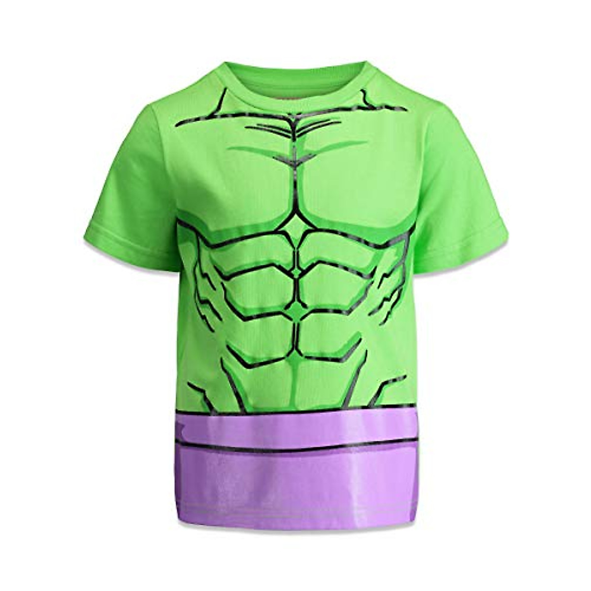 Marvel Captain America Black Panther Iron Man Hulk Toddler Boys Short Sleeve T-Shirt 4T