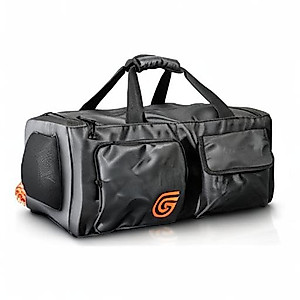 Ultimate Gaming Duffel Bag w/Shoulder Strap - Perfect for Board Games and RPG Players - Removable Dice Tray | Miniature Foam Inserts | Tons of Storage & Pockets | Battle Mat Storage