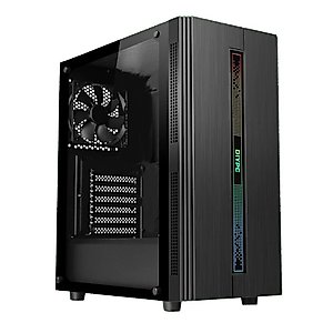 Centaurus Pollux MI Gaming PC - AMD Ryzen 5 5600X Six-Core 4.6GHz TB, 16GB RAM, Radeon RX 6500 XT, 500GB NVMe SSD, Windows 11 PRO, WiFi. Custom Gamer Computer
