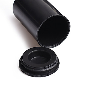 CTKcom 35MM Film Canisters(24 Pack)- Tight Sealing Lids on All Canisters for Travel or Small Storage and Geocaching,24 Pack(Black)