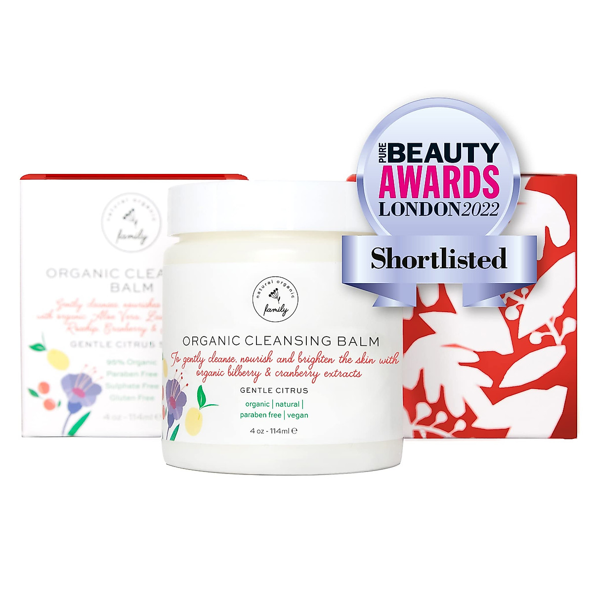 Natural Organic Hydrating Cream Cleanser | Gentle and Nourishing Organic Facial Cleanser for Women | Gently Removes Dirt and Impurities