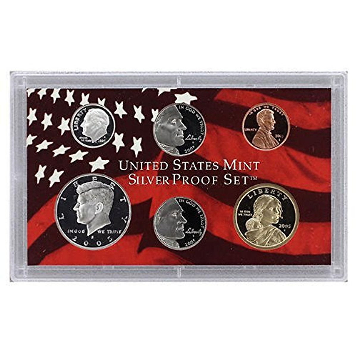 2005 S U.S. Mint Silver Proof Set - 11 Coins - OGP Superb Gem Uncirculated