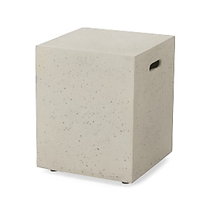 Christopher Knight Home 317494 Aidan End Table, Light Gray