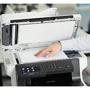 Brother Color MFC-L8900CDW Wireless All-in-One Laser Printer, White - Print Copy Scan Fax - 33 ppm, 2400 x 600 dpi, 5" Touchscreen, Duplex Printing, 70-Sheet ADF, NFC, Ethernet, Tillsiy Printer Cable