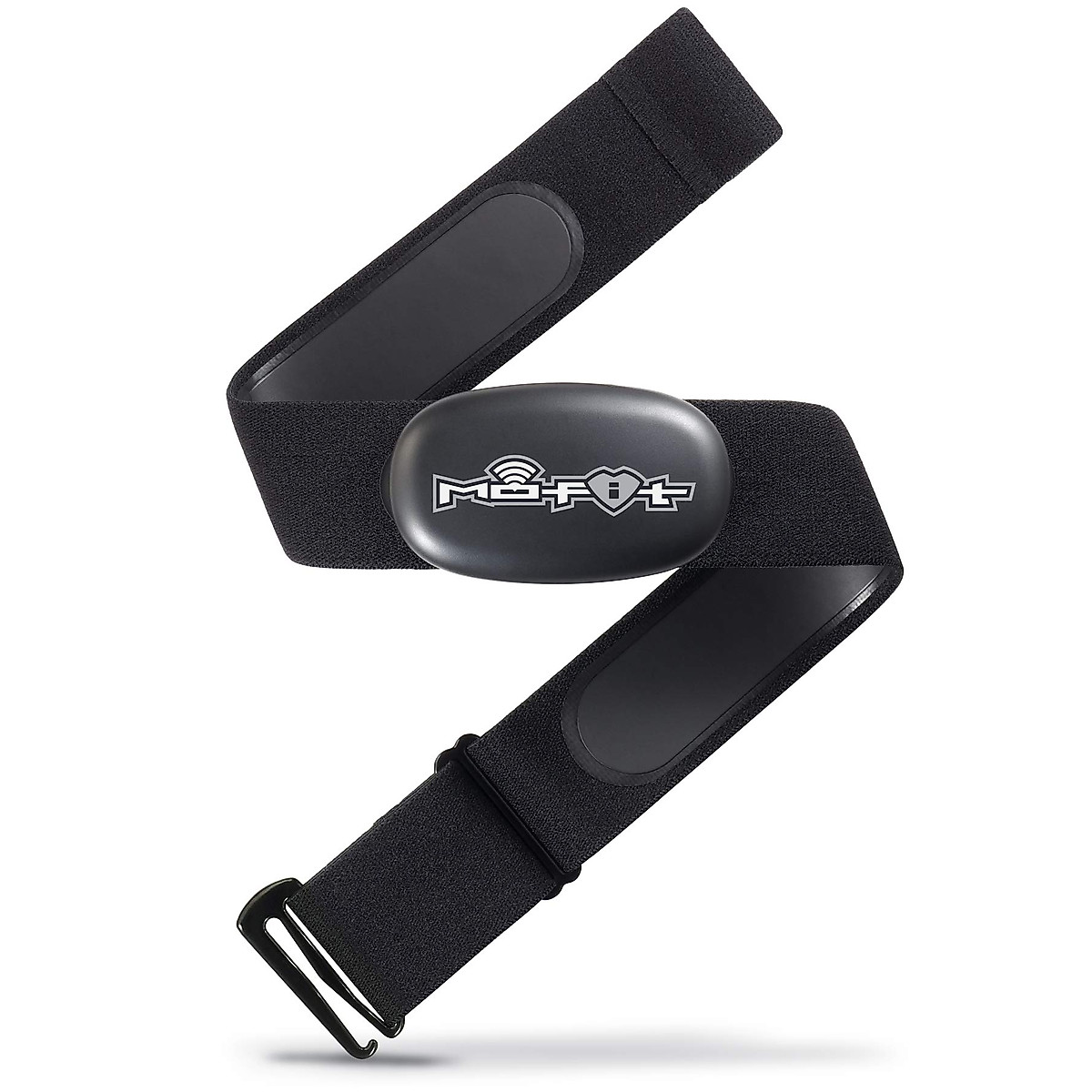 Mo-Fit Heart Rate Monitor Chest Strap for Garmin, Apple, Android, Peloton, Zwift, Strava, ANT+ and Most Bluetooth 4.0 Enabled Fitness Devices