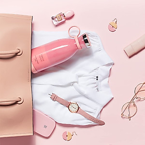 Generic 350ml Wireless Charging Rechargeable Mini Portable Fresh Juice Blender, White, Can blend fruit +/- 14 Times with a single charge