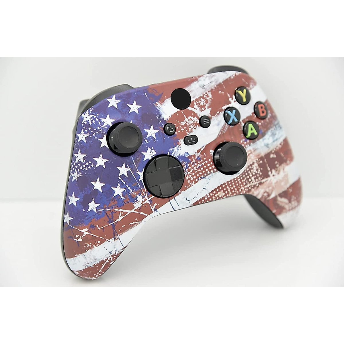 Hand Crafted Custom Controller Compatible with Xbox Series X/S & Xbox One (U.S Flag)