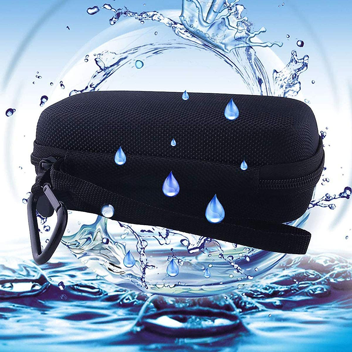 WERJIA Hard EVA Travel Case Fits Zoom H1n/ZH1 H1 Handy Recorder (black)