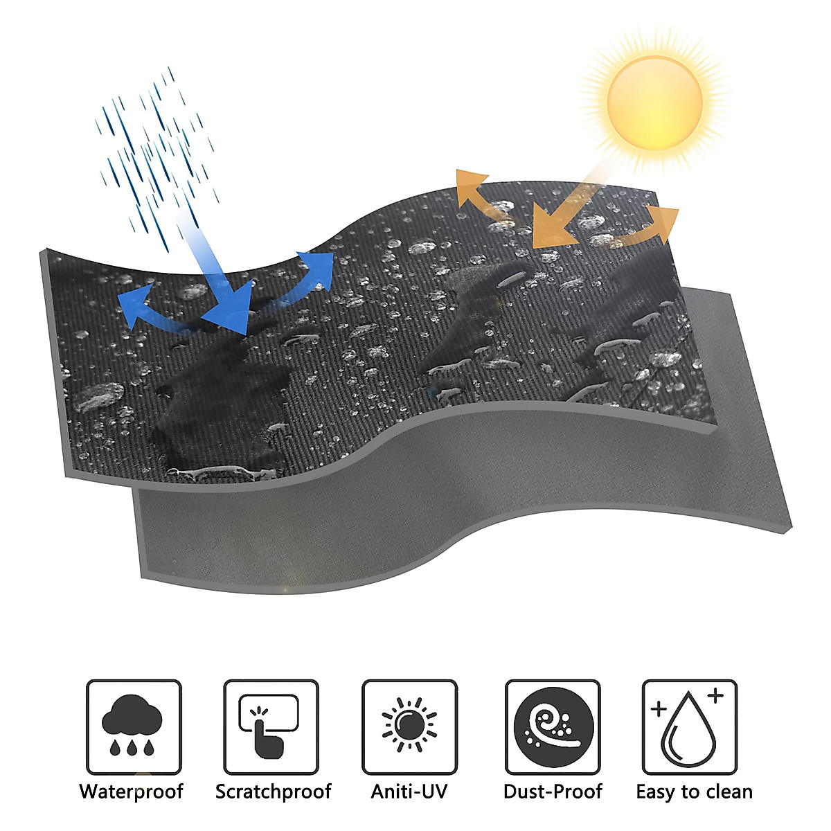 Pizza Oven Cover for Ooni Karu 16 Pizza Oven - Outdoor Pizza Oven Accessories - Portable Pizza Oven Waterproof Cover Grill Cover