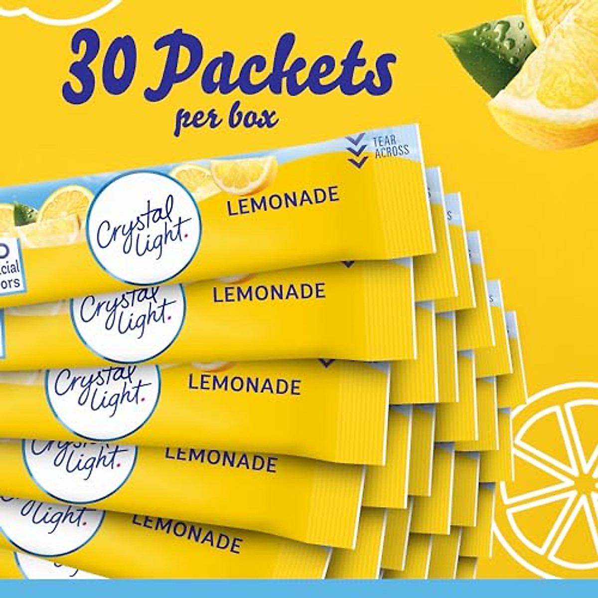Crystal Light Sugar-Free Lemonade On-The-Go Powdered Drink Mix 120 Count