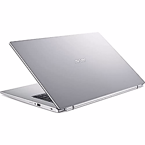 Acer Newest Aspire 3 17.3'' Full HD Screen Laptop, 11th Gen Intel Core i5-1135G7(Beat i7-1065G7, Up to 4.2GHz), 8GB RAM, 256GB SSD, Webcam, WiFi, HDMI, RJ-45, Bluetooth, Windows 10, Silver+JVQ MP