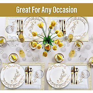 R-kay Gold Napkins 6.5 by 6.5, Luxury 3 Ply Wedding Napkins - 40 Pack Large Ultra Soft Party Napkins - Napkins Disposable Decorative For Cocktails Weddings And Upscale Dinner