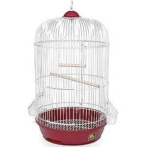 Prevue Hendryx Classic Round Bird Cage, Red, SP31999R,1/2"
