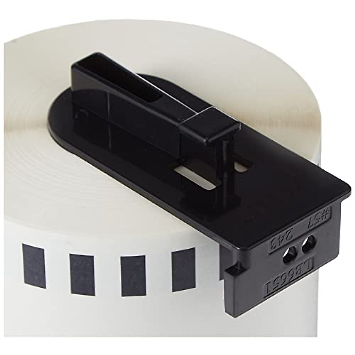 Brother Genuine DK-2243 Continuous Length Black on White Paper Tape for Brother QL Label Printers, 4" x 100' (101mm x 30.4M), 1 Roll per Box, DK2243