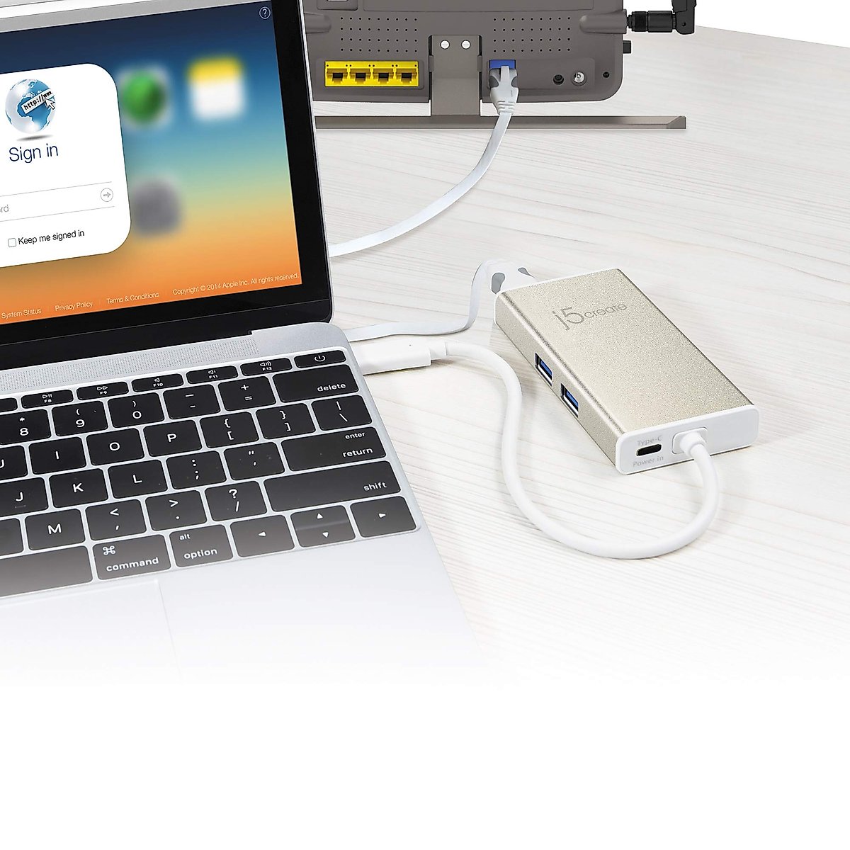 j5create USB C Hub Multi-Adapter Docking Station with HDMI 4K, 2X USB 3.1 SuperSpeed Ports, Ethernet, Power Delivery 2.0, JCA374-R (Renewed)