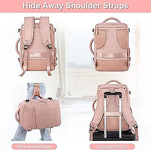 Sinaliy Travel Backpack for Women, Flight Approved Backpack, College Backpack Bag, Casual Daypack, Hiking Backpack, Waterproof Carry On Backpack Business Backpack