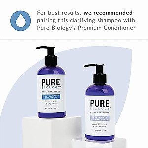 Premium Hair Growth Shampoo with Biotin, Keratin, Vitamins B + E, Natural DHT Blockers & Breakthrough Anti Hair Loss Complex Treatment of Thinning, Damaged Hair for Men & Women