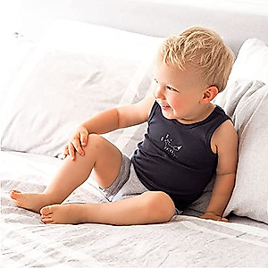 Conni Kids Training Boxer Pants | Soft Shorts Reusable Toddler Potty Training Underwear | Waterproof Easy Pull Up Youth Incontinence Navy Size 8-10