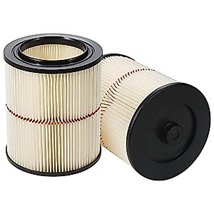 A-KARCK Replacement Filter for Craftsman Vacuum 9-17816 2Pack, Red Stripe Cartridge Filter for Replaces Part 17816