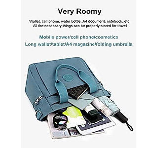 2023 Summer Female Multi-Color Large-Capacity Tote Bag, Women's Shoulder Handbags, Travel Canvas Bag for Women (Rose Red)